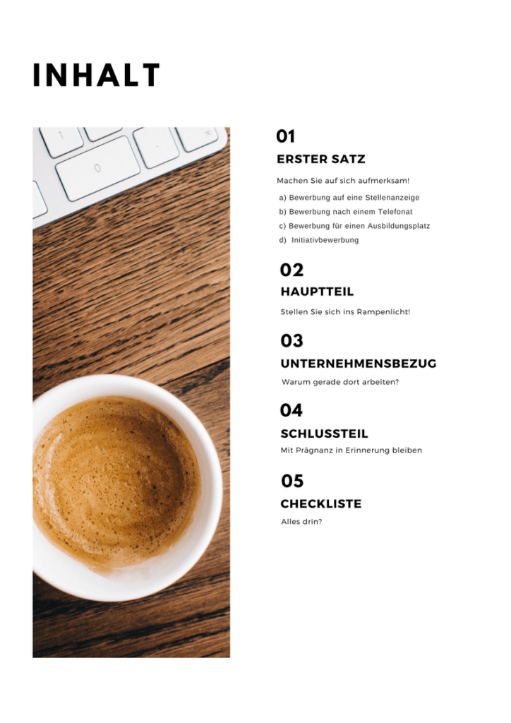 Textbausteine für das Anschreiben - CV Hub